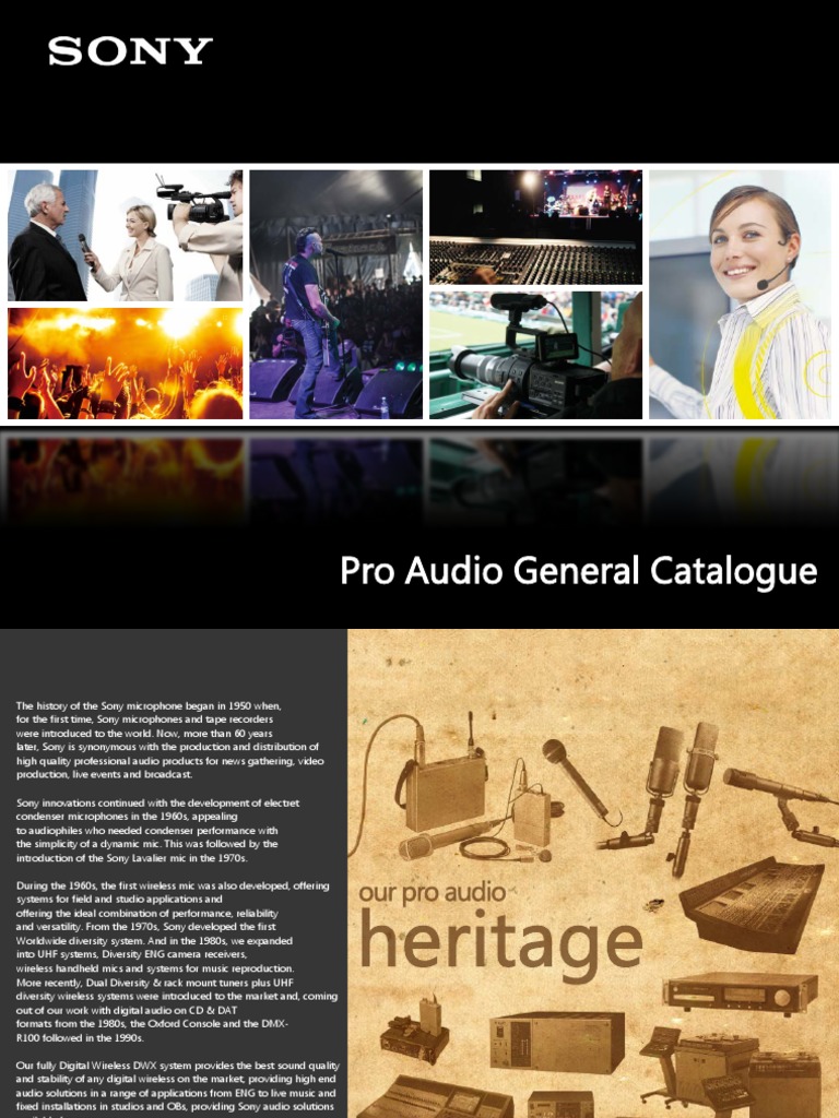 Pro Audio General Catalogue | PDF