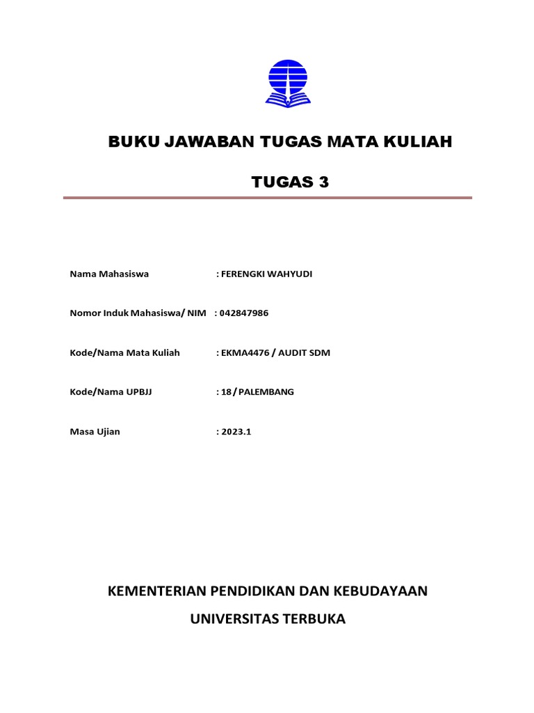 TMK 3 - Audit SDM | PDF