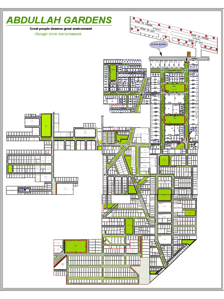 Abdullah Gardens: Change Your Environment | PDF