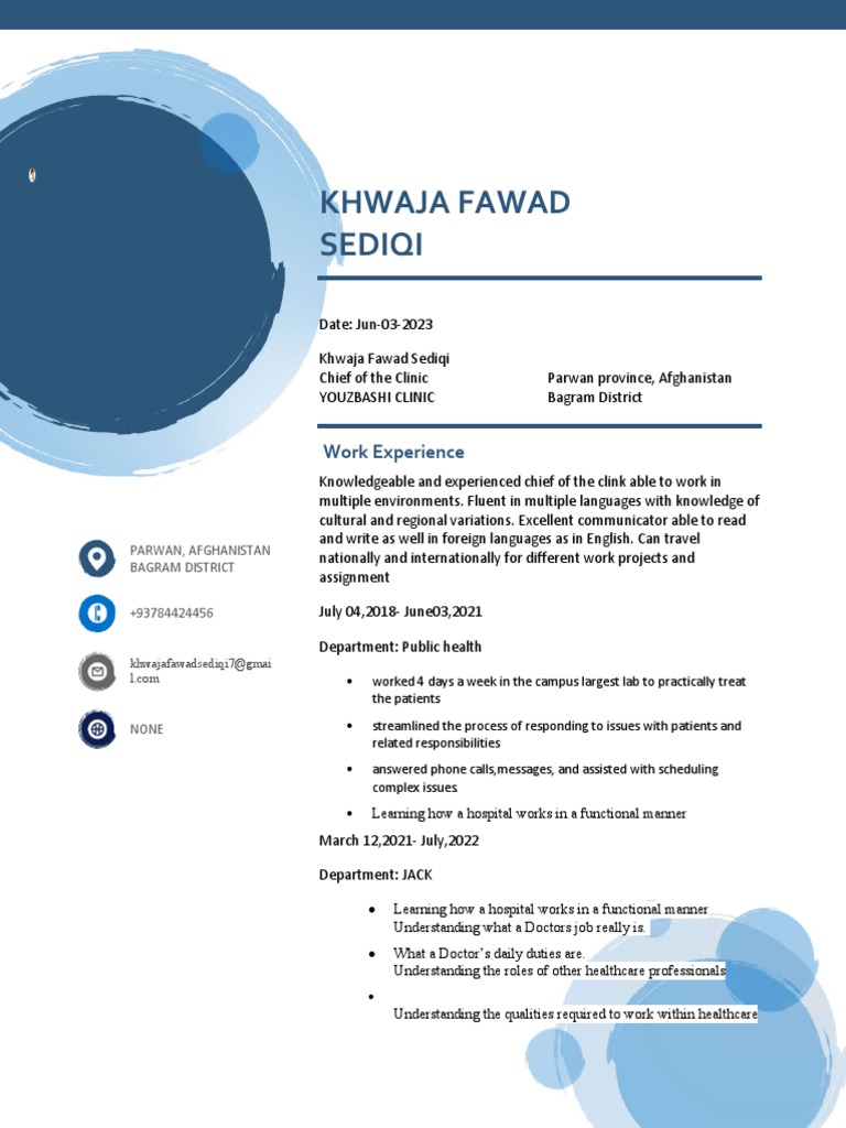 Fawad CV | PDF
