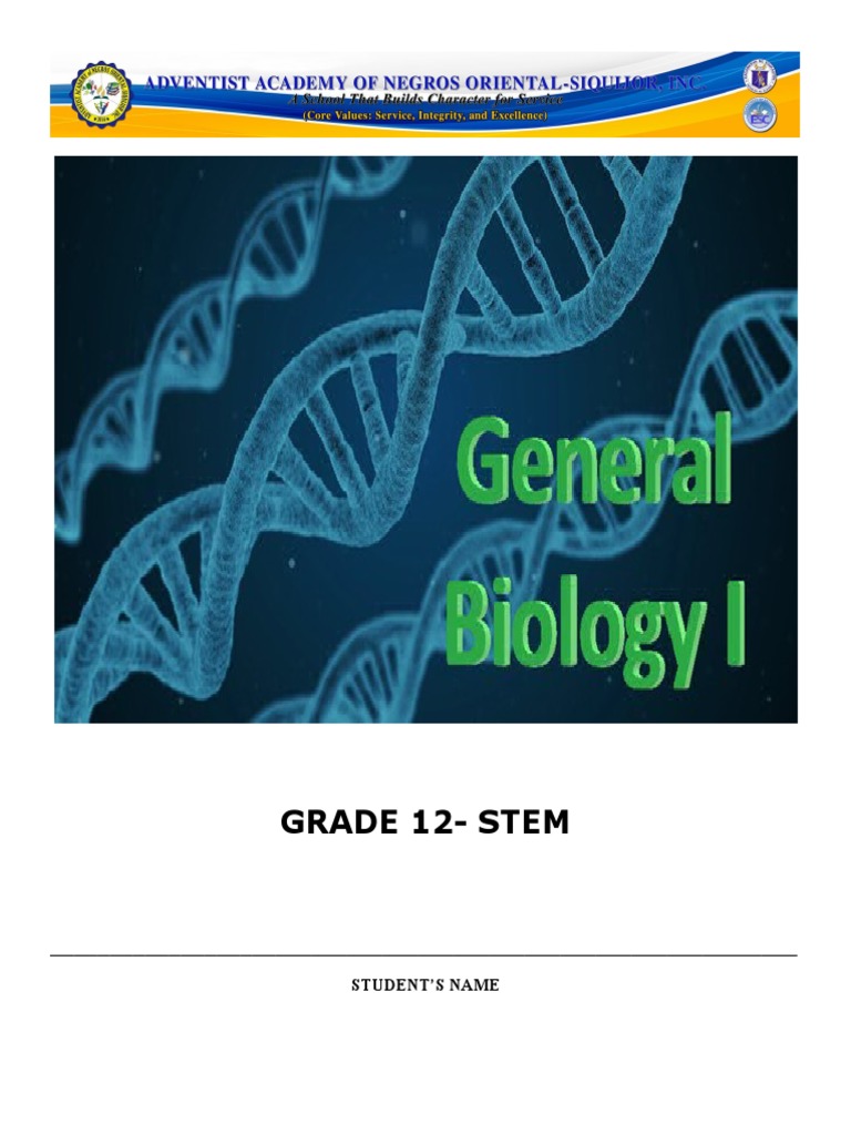 General Biology 1 Module Week 1 2 1 | PDF