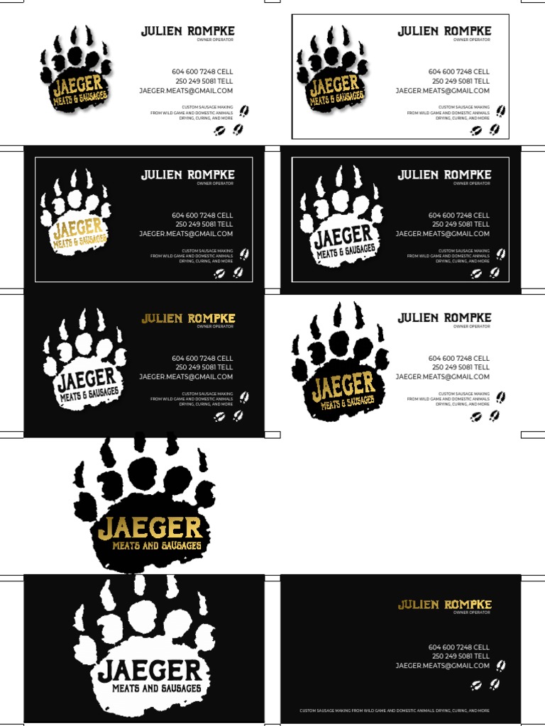 Jaeger Card | PDF