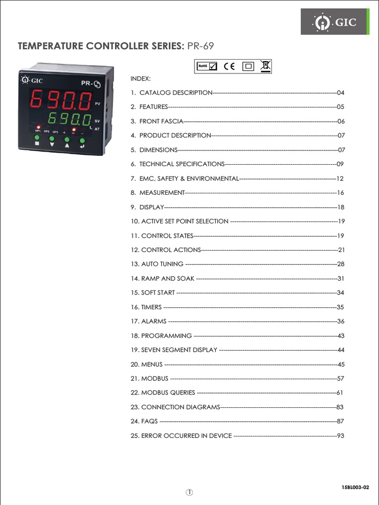 Temperature Controller 2 | PDF