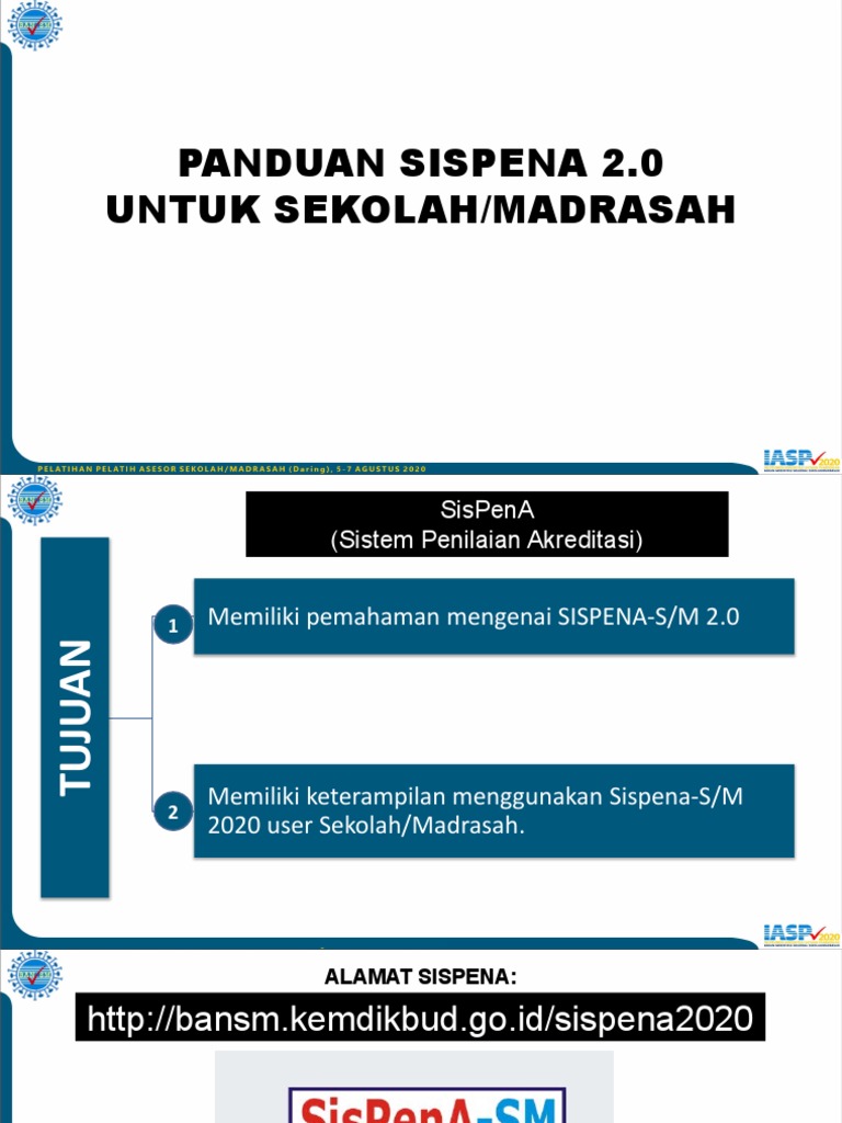 Panduan Sispena 2.0 Untuk Sekolah Madrasah | PDF | Karier & Perkembangan