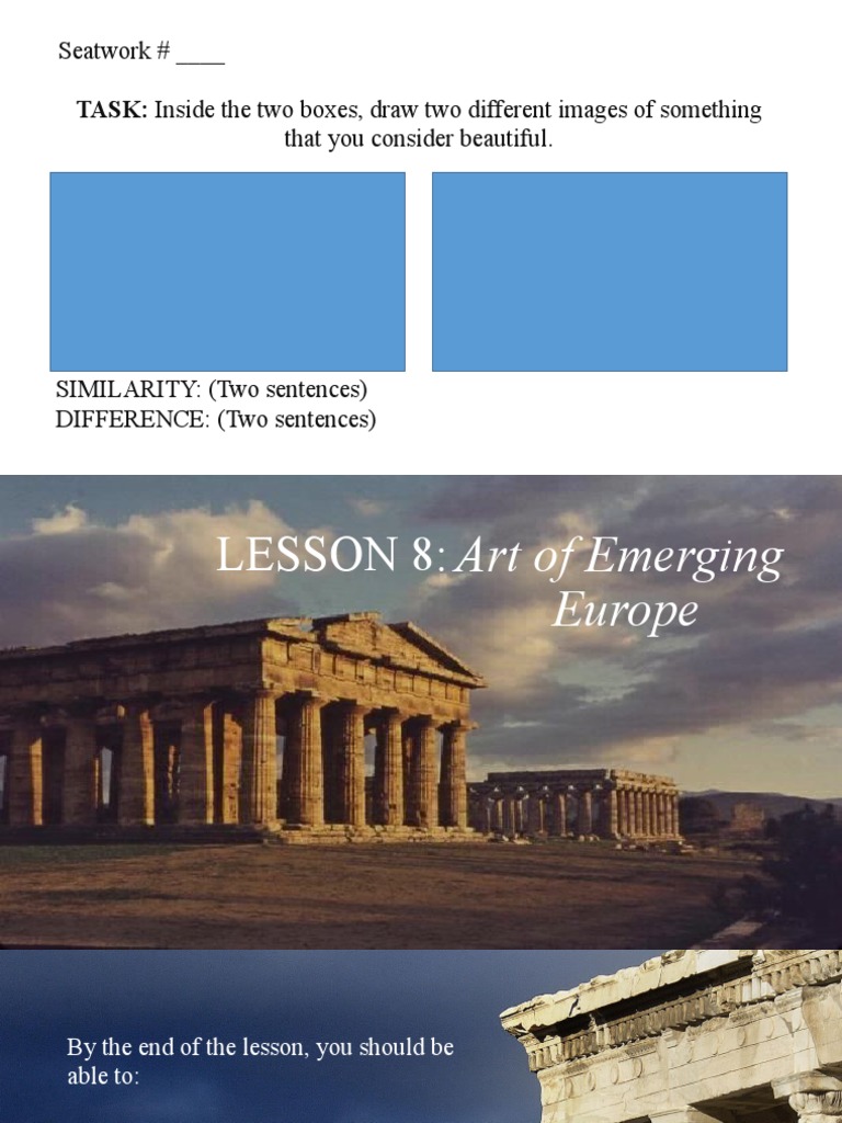 Lesson 8 - Art of Emerging Europe | PDF