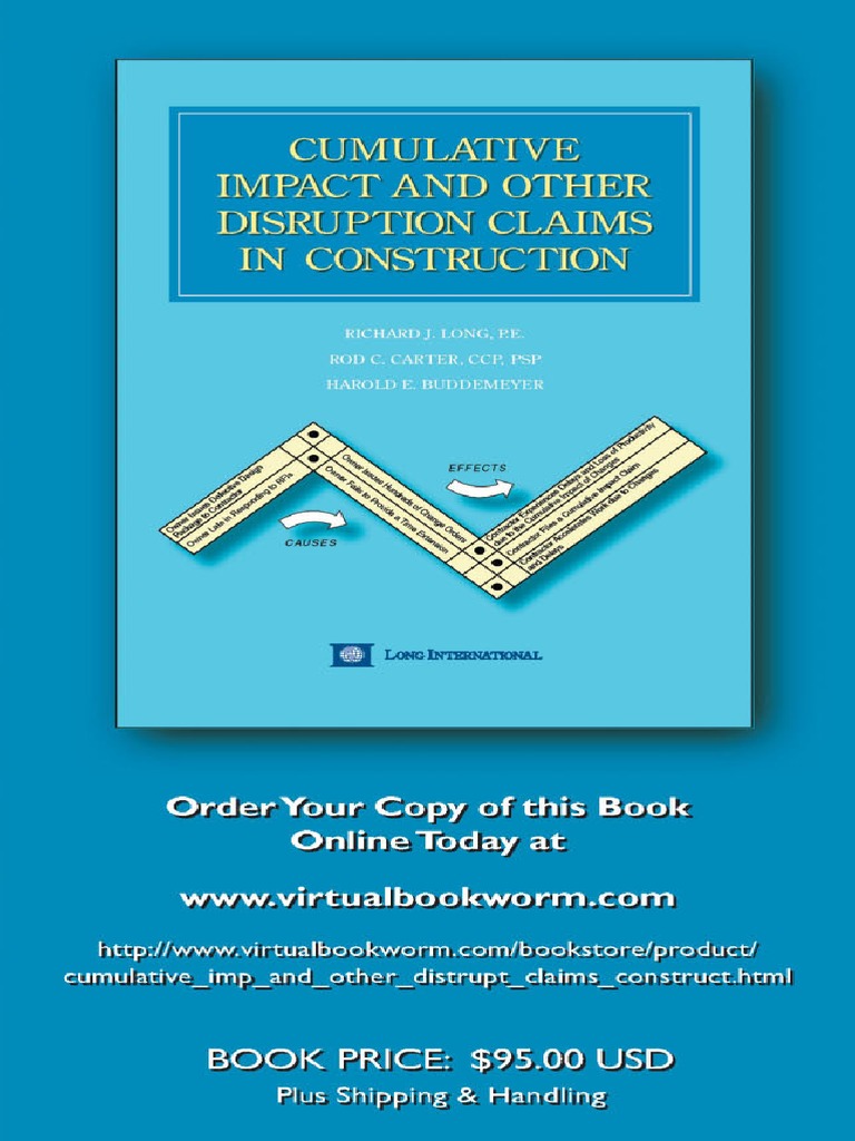 Cumulative Impact in Construction Claims | PDF | Variance | Damages