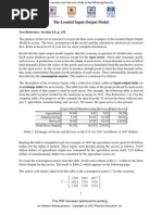 Input Output Analysis | PDF | Input–Output Model | Matrix (Mathematics)