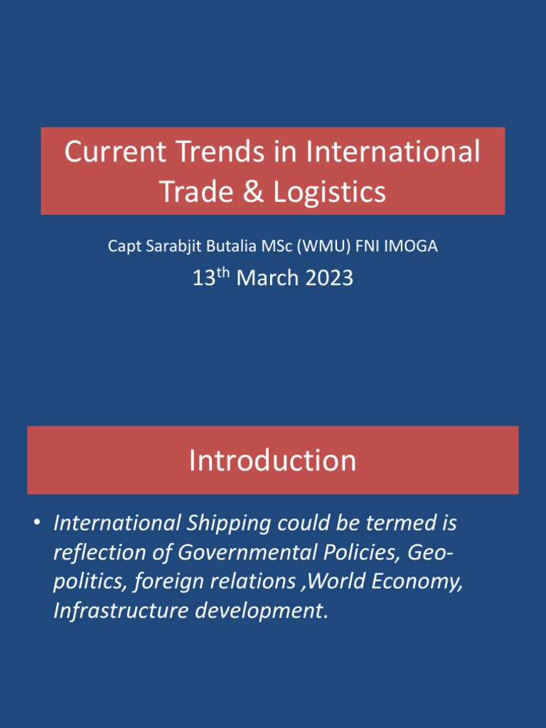 Current Trends To International Trade | PDF | Finance & Money ...