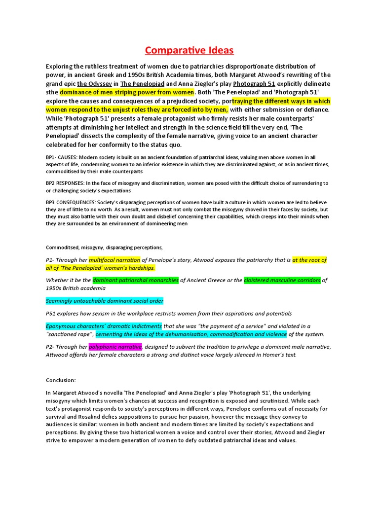P51 Pen Comparative Ideas | PDF