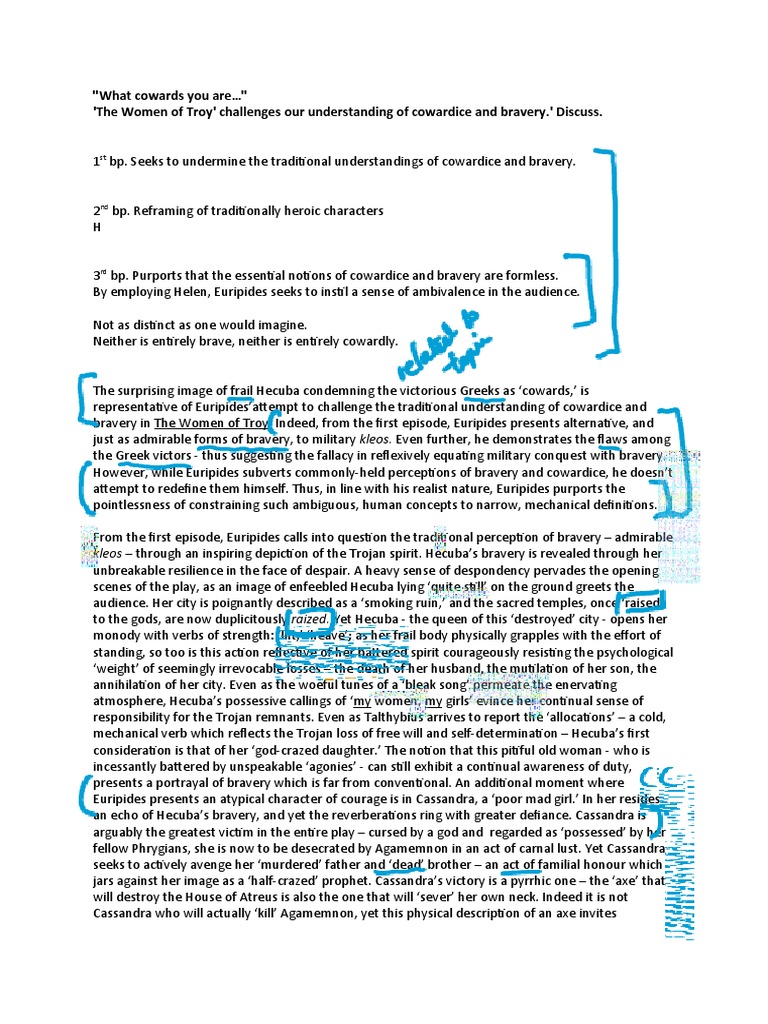Women of Troy Essay | PDF