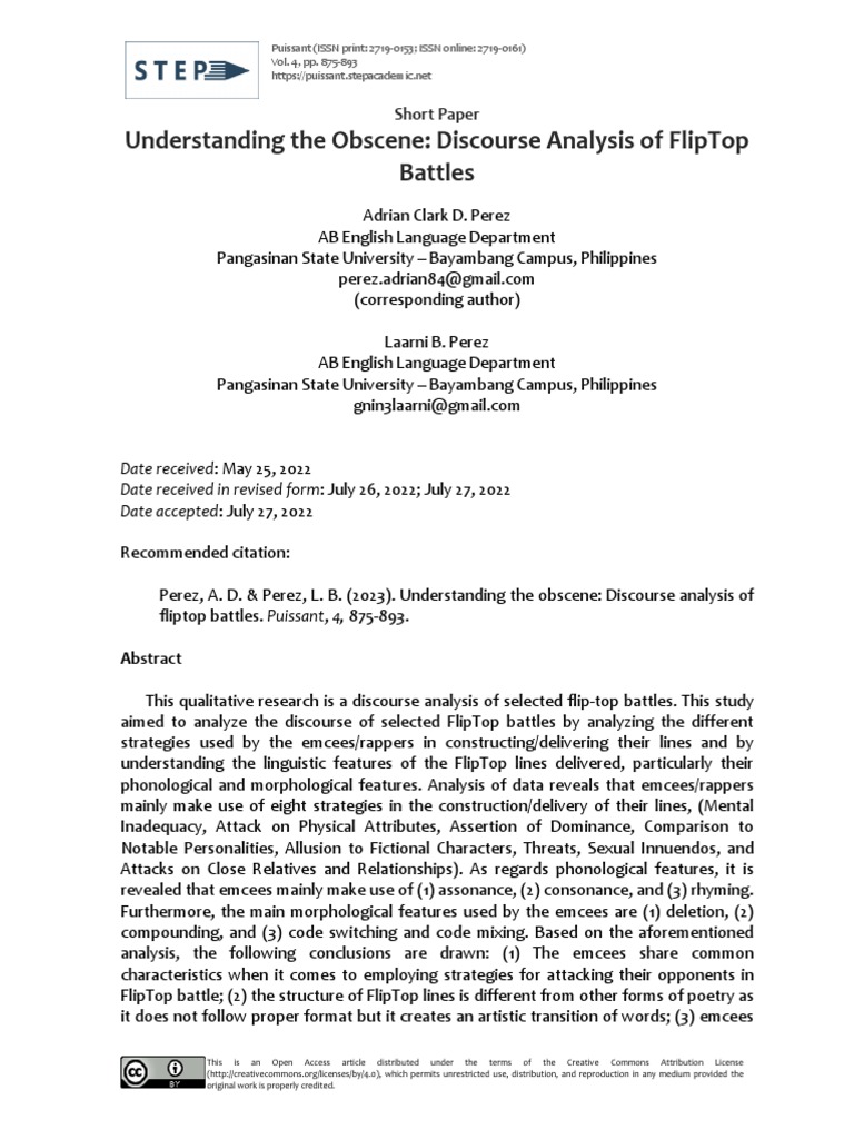 Fliptop Thesis | PDF