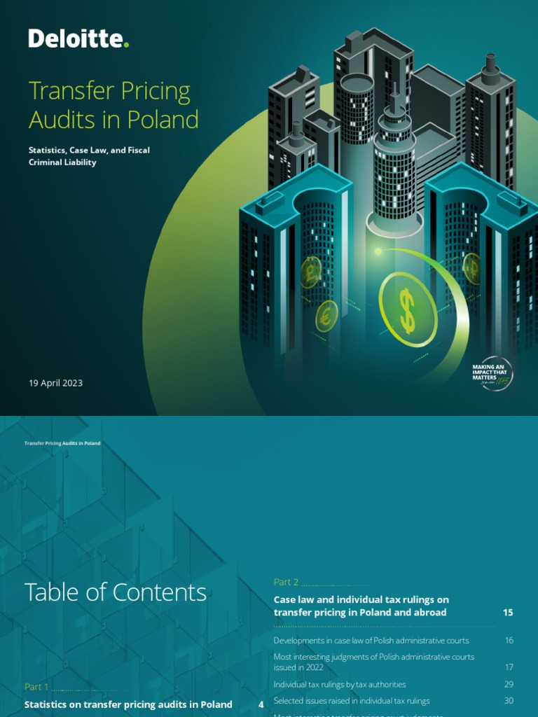 Deloitte Report Transfer Pricing Audits in Poland | PDF