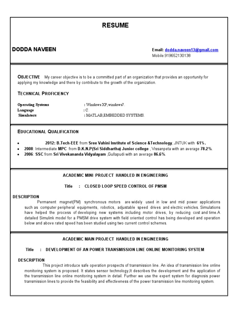 Naveen Resume | PDF