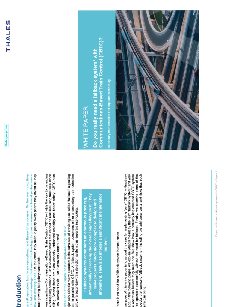 Thales CBTC | PDF