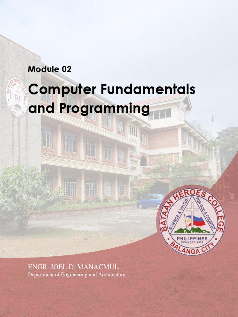 Computer Fundamentals and Programming - Module 02 | PDF Computer Fundamentals and Programming - Module 02 | PDF
