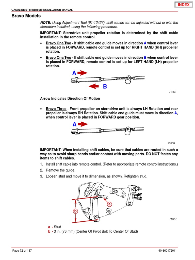 Bravo Shift Adjust | PDF