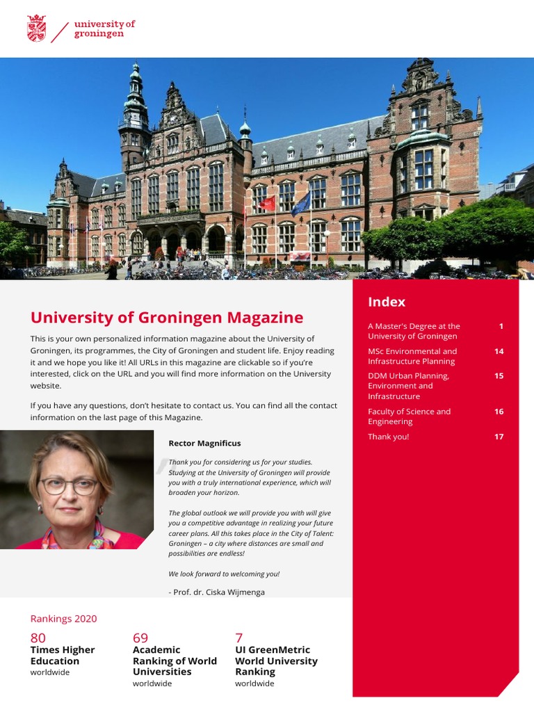 University of Groningen Magazine | PDF | Master's Degree | Academic Degree