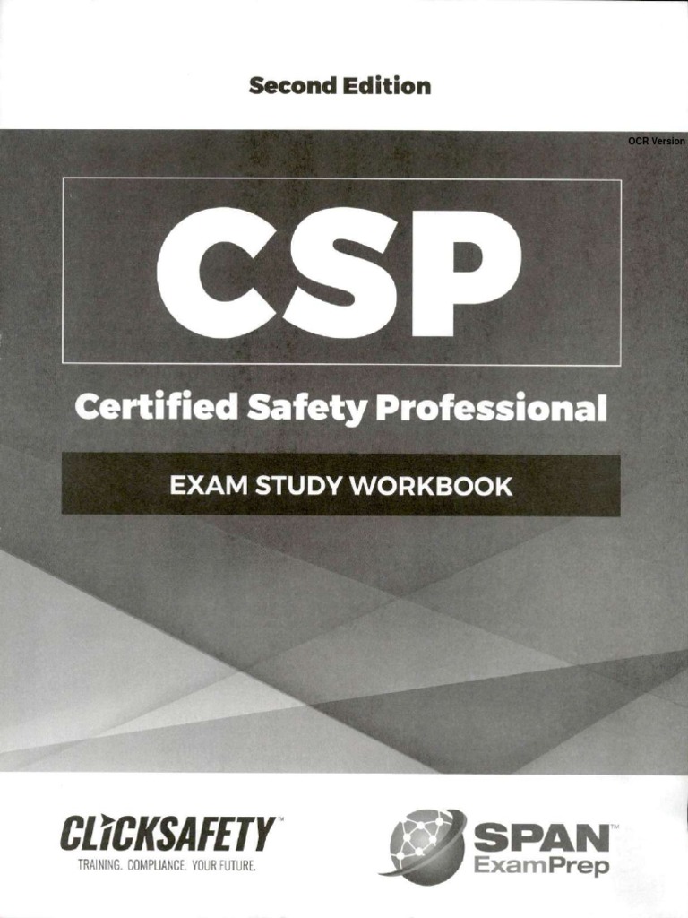 CSP10 SPAN 2nd Edition | PDF | Professional Certification | Occupational Hygiene