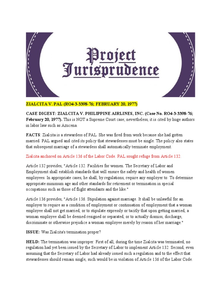 Labor Law Cases | PDF