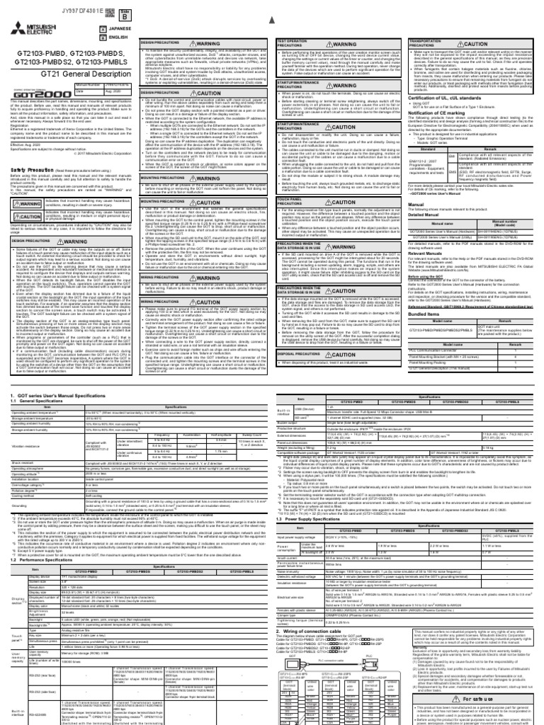 GT2103 PMBDS | PDF | Computer Network | Electrical Connector