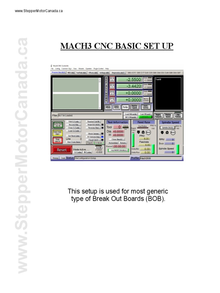 Mach 3 Basic Bob | PDF