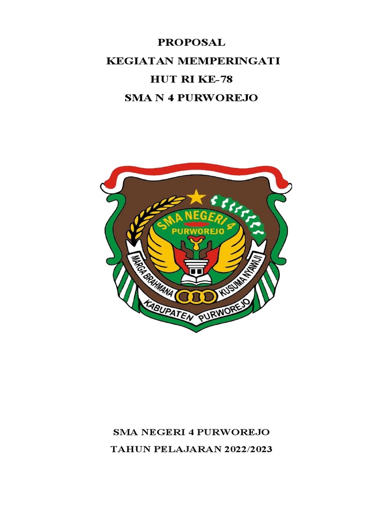 Contoh PROPOSAL HUT RI 78 | PDF