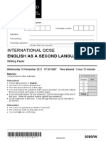 November 2023 QP - Paper 1 AQA English Language GCSE | PDF | Human Communication