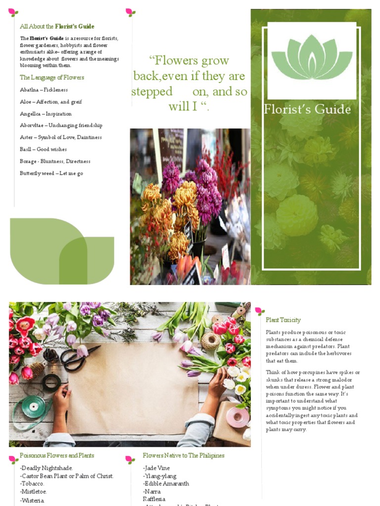 Florist's Guide | PDF