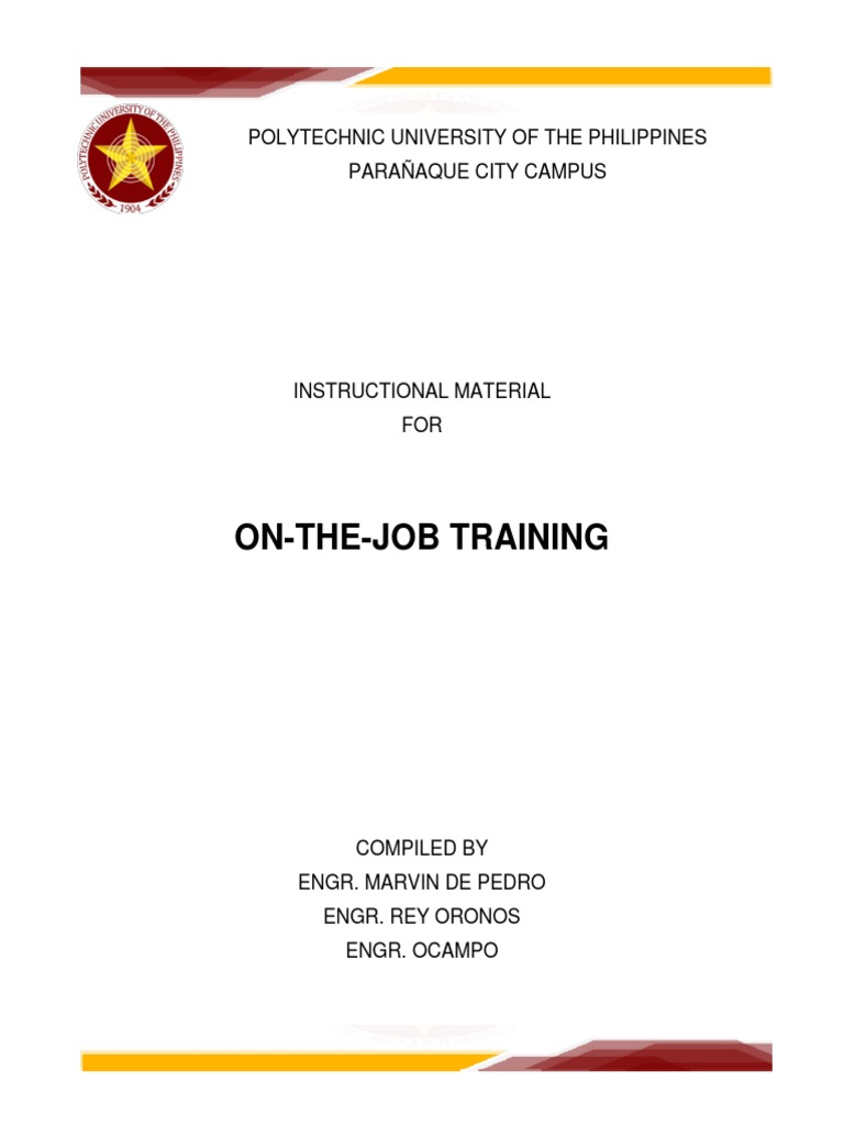 OJT Instructions (System Proposal With Feasibility Study) | PDF