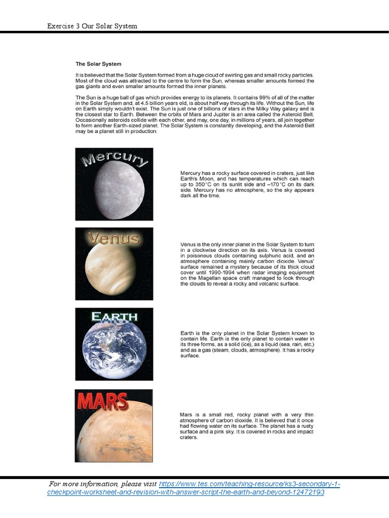 Solar System | PDF