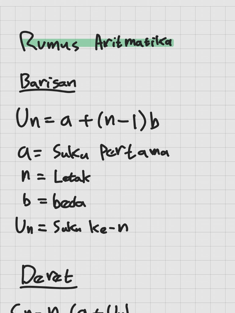 Rumus Aritmatika | PDF