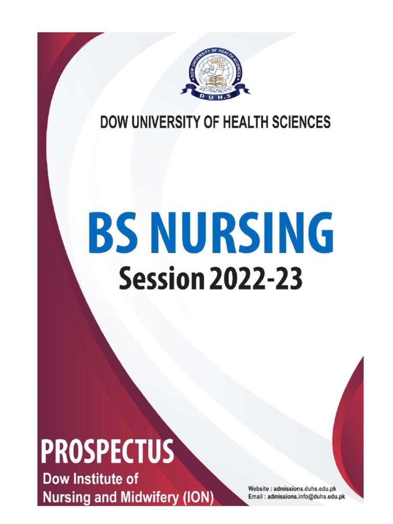 Prospectus Nursing 281122 | PDF