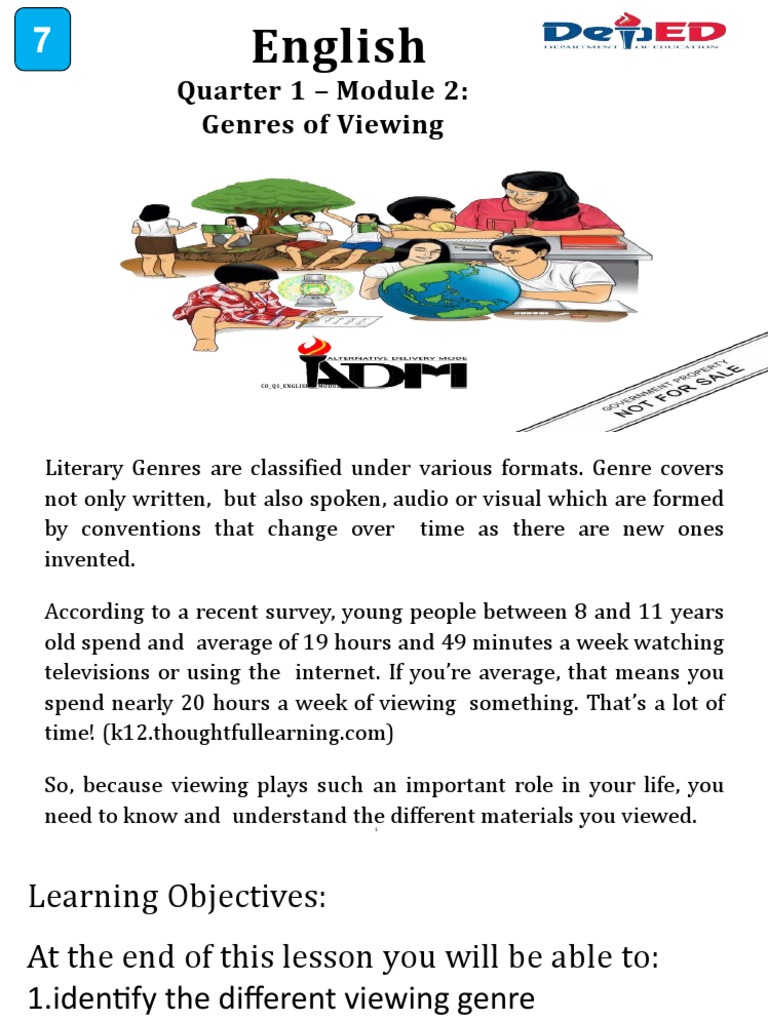 Viewing Genres Explained | PDF | Genre | Animation