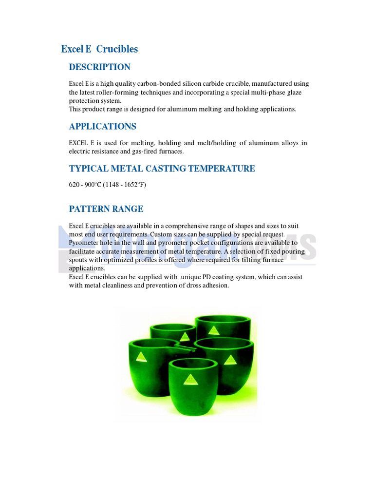 Crucibles Catalogue | PDF | Home & Garden | Science & Mathematics