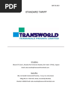 Vessel Cut-Off and ETA Schedule | PDF
