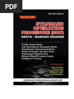 Sop Operasi (Sample F&B) | PDF