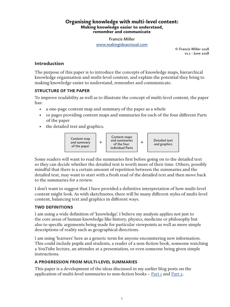 Organising Knowledge Paper | PDF