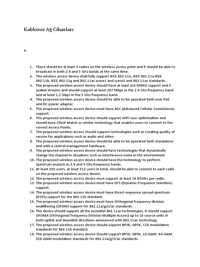 Access Points | PDF | Ieee 802.11 | Wi Fi