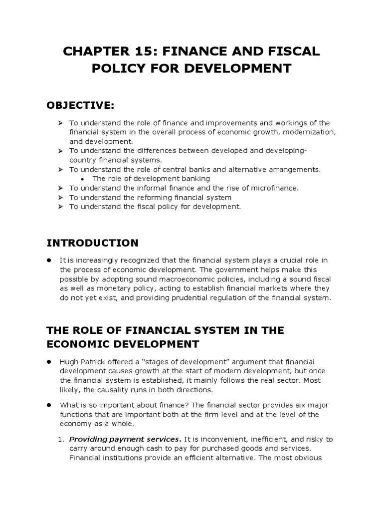 Fiscal Policy in Developing Economies | PDF | Taxes | Central Banks
