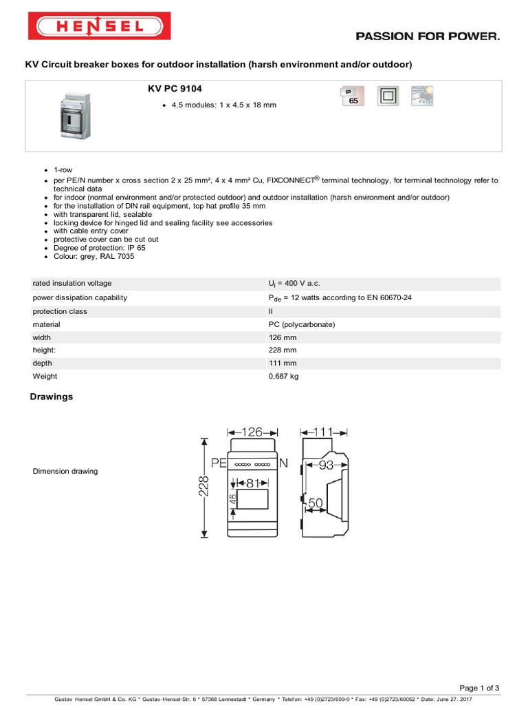 hensel_electric | PDF