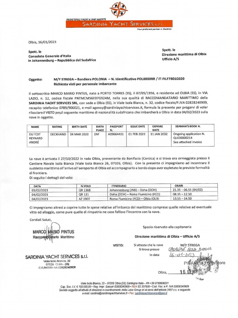 Port Letter Stamped | PDF