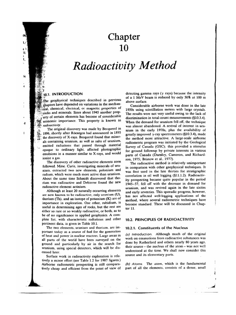 Basics of Radioactivity (Notes) | PDF