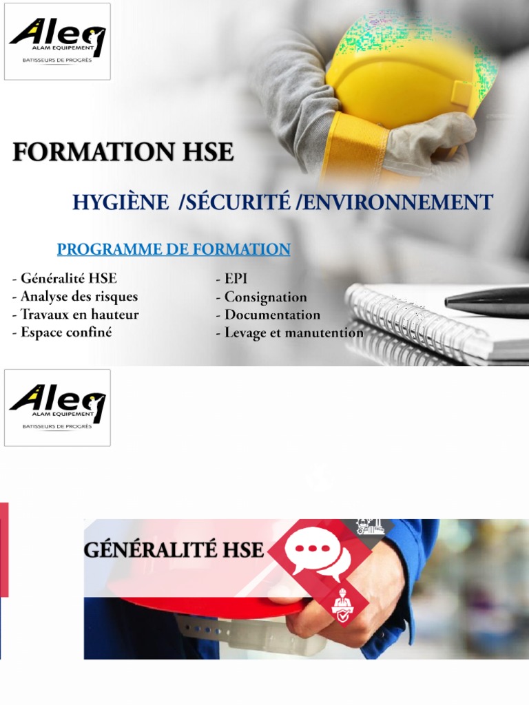 1-Formation Hse Généralité Hse | PDF | Risque | Sécurité