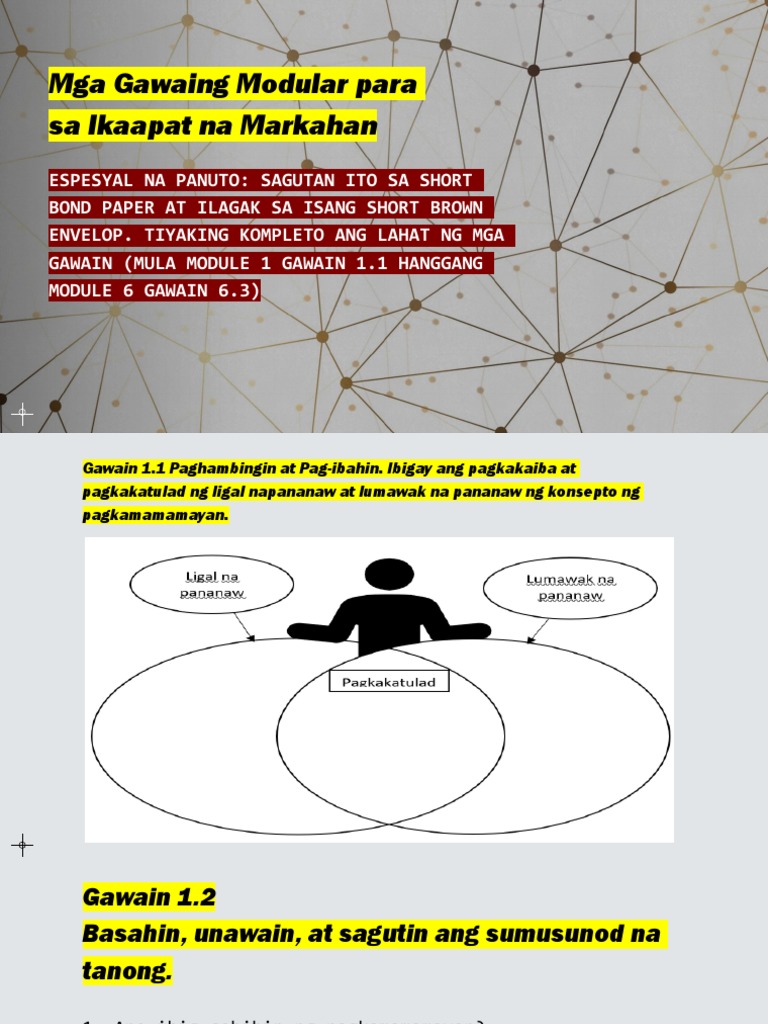 AP 4th Modular Activities | PDF