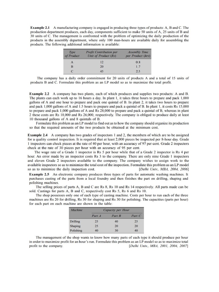 Lpp Formulation Questions Practice Pdf