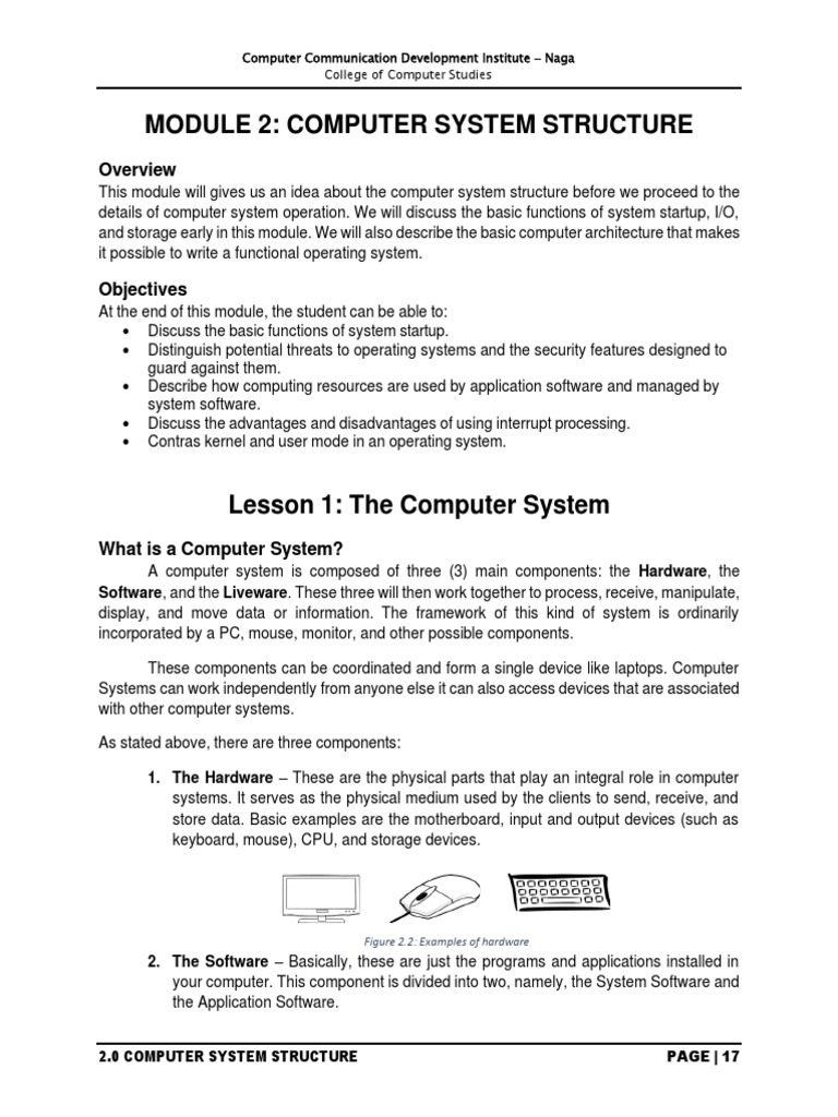 Understanding Computer System Structure | PDF | Business | Technology ...