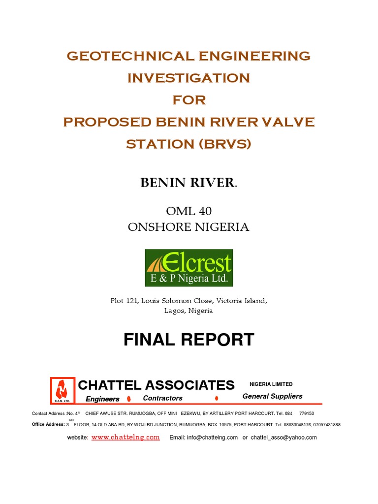 18.0 Brvs-Geotech Report-Final Report | PDF