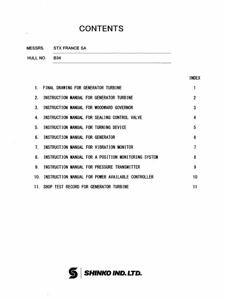 Shinko RG65 Turbine | PDF