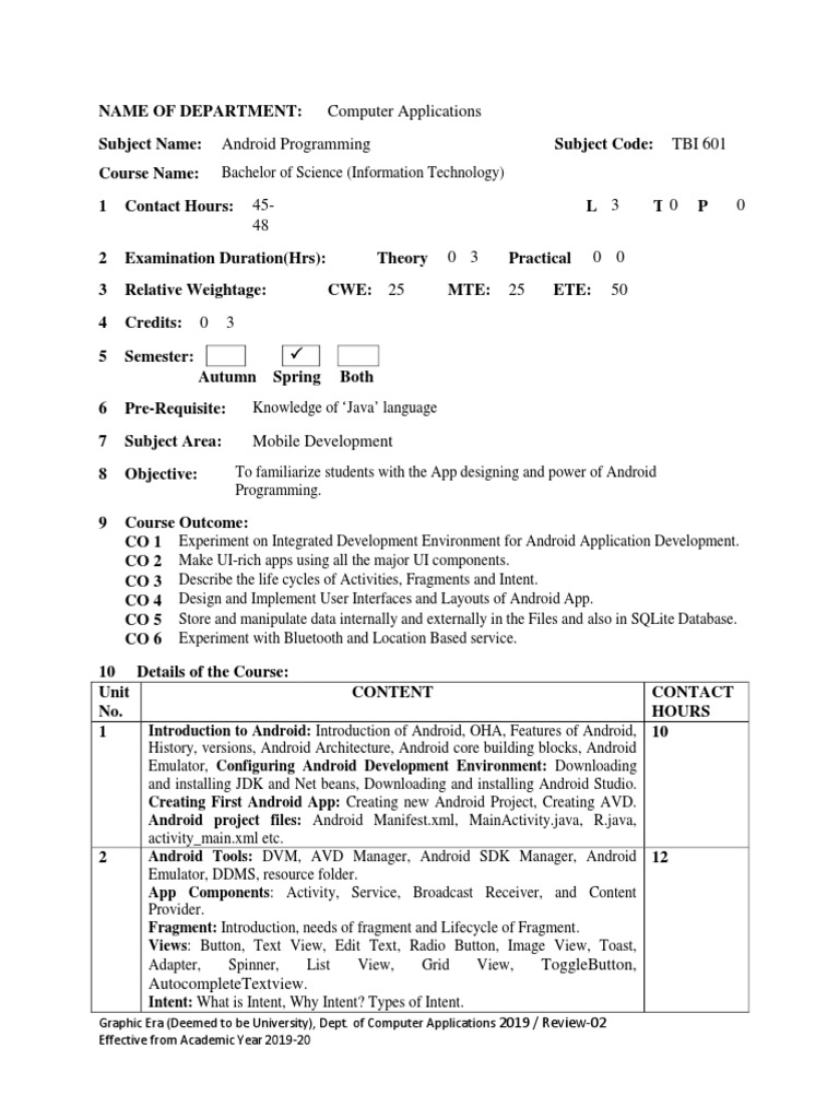 Android Programming for BSc IT Students | PDF | Cryptography | Encryption