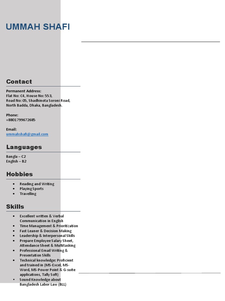 Profile of Pervaiz Shafi Syed | PDF | Career & Growth